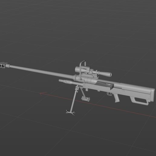 Archivo STL South African NTW-20 sniper rifle digital model 🔫 ・Diseño ...