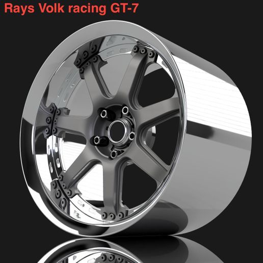 STL file Rays GT-7 1/24 1/18 🛞 ・3D printable model to download・Cults