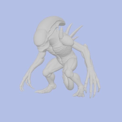 STL file Alien 👽 ・3D printing idea to download・Cults