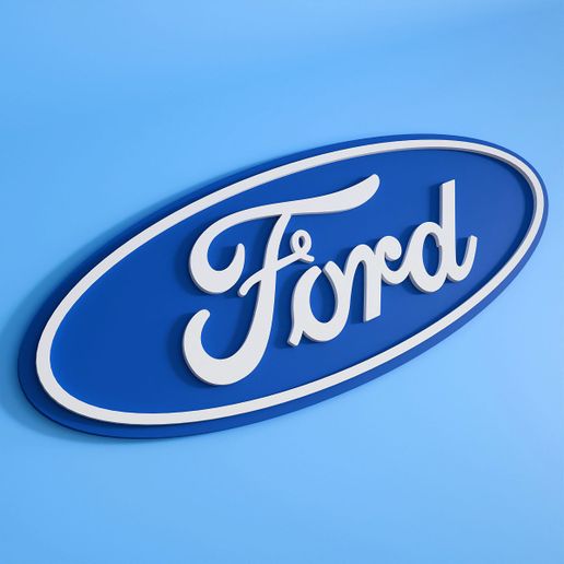 3d printable ford logo