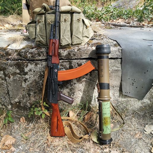 🔫 RPG-75 to 40mm grenade launcher conversion mod.・ 3D File for 3D printing・Cults