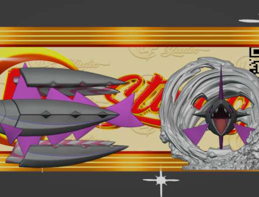 🐉 Pokémon Veluza・ STL File for 3D printing・Cults