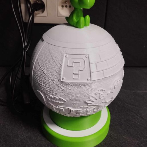 STL file litho sphere yoshi 👽 (OBJ)・3D printer model to download・Cults