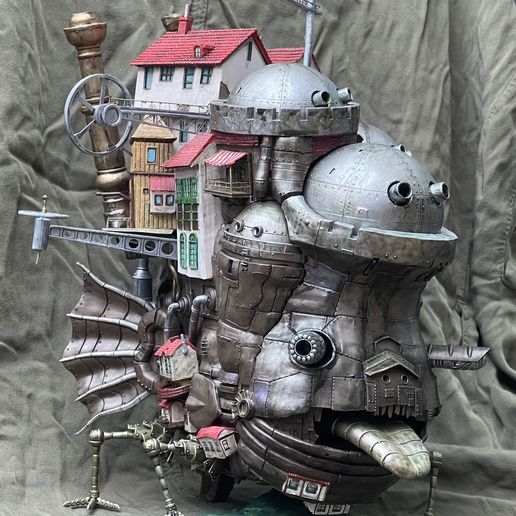 3D printed Howl's Moving Castle • made with Elegoo Saturn 3 Ultra・Cults
