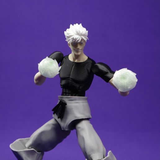 🧸 Satoru Gojo FIGURE ARTICULATED jujutsu kaisen Compatible with Dummy ...