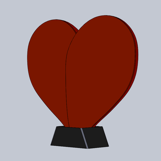 STL file 3D Heart 💜 ・3D printer model to download・Cults