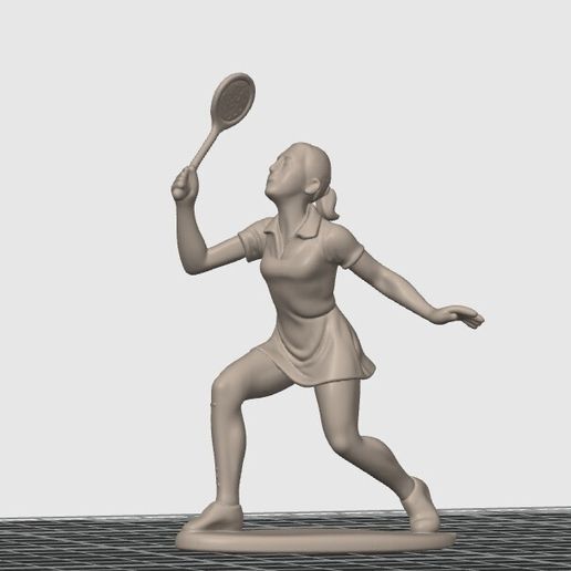 🏸 Badminton figures・ STL File for 3D printing・Cults
