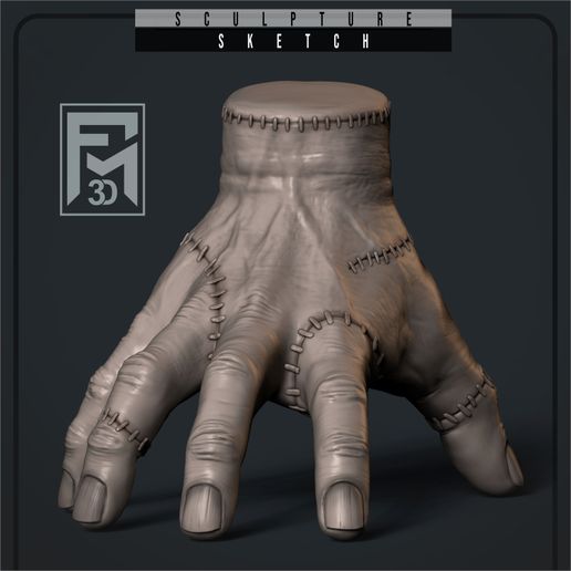 STL file THING Addams 🧛 ・3D print design to download・Cults