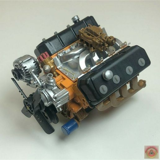 🌆 DODGE HEMI 426 - ENGINE・ STL File for 3D printing・Cults