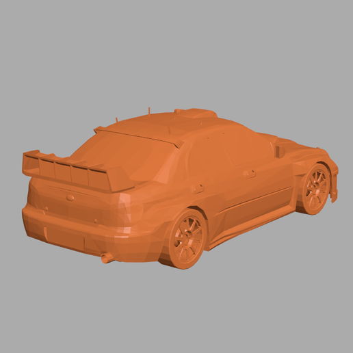STL file Subaru Impreza WRC 2006 🏠 ・Template to download and 3D print・Cults