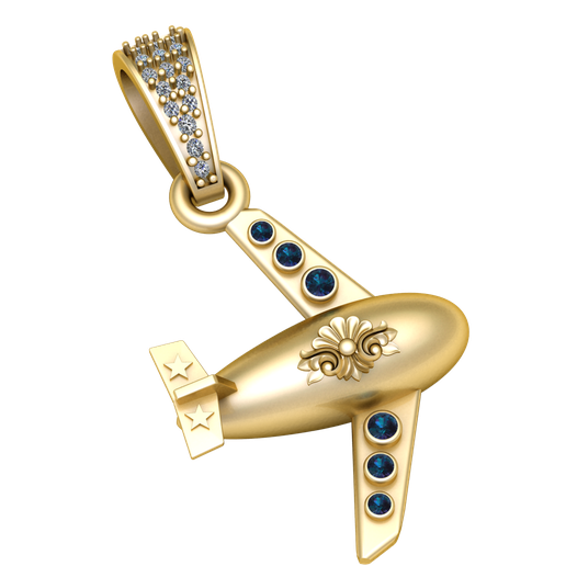 arquivo STL AIRPLANE PENDANT 3D PRINTABLE MODEL 🛩️ (OBJ)・design para ...