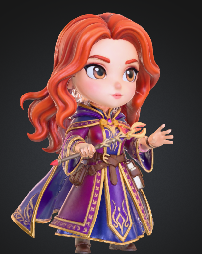 👾 Redheaded Magician・ STL File for 3D printing・Cults