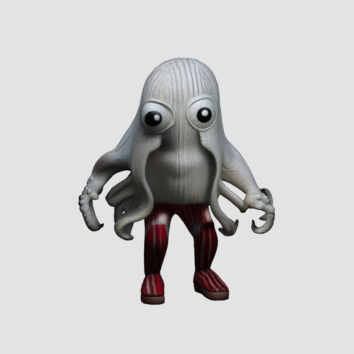 STL file octopus man 🐙 ・3D printing idea to download・Cults