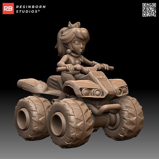 princess peach monster truck