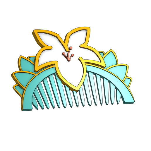 Archivo STL Mulan comb 👾 ・Diseño para descargar y imprimir en 3D・Cults