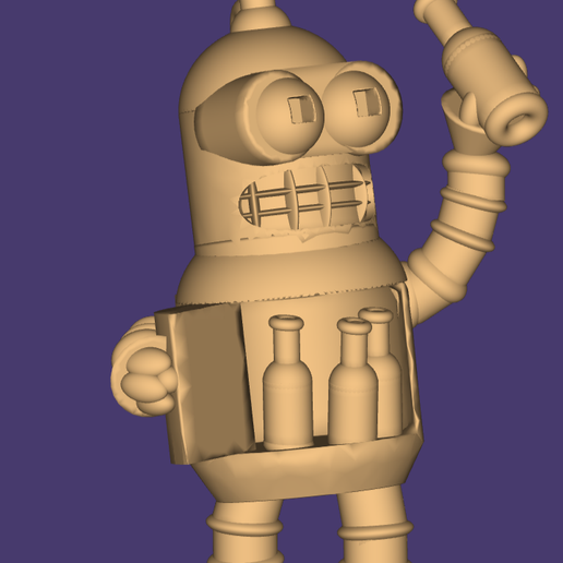 Free STL file Bender the keychain party boy 🤖 ・Model to download and 3D ...