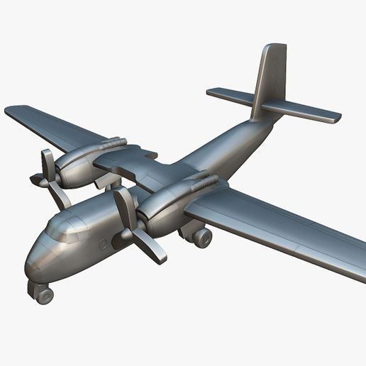 🇨🇦 de Havilland Canada DHC-4 Caribou - 1/400 scale・ STL File for 3D ...