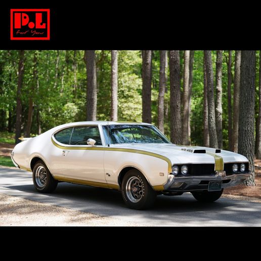 🚗 Oldsmobile 442 Hurst (1969)・ STL File for 3D printing・Cults
