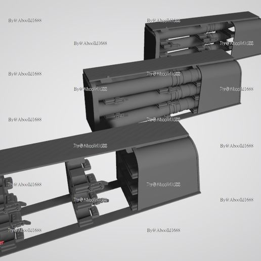 3D file Tiger Tank Driving storage box.(STL-35-16) 🐅 ・3D printing idea ...