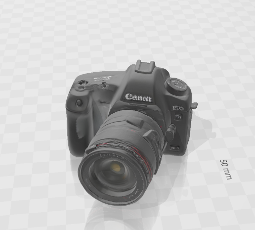 📷 professional camera photo canon replica・ OBJ File for 3D printing・Cults