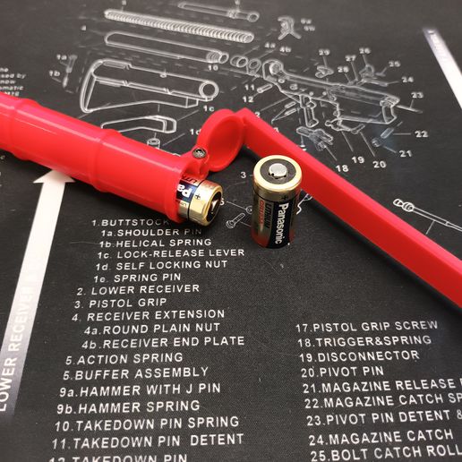🔋 Tactical Molle Battery Storage・ STL File for ・Cults