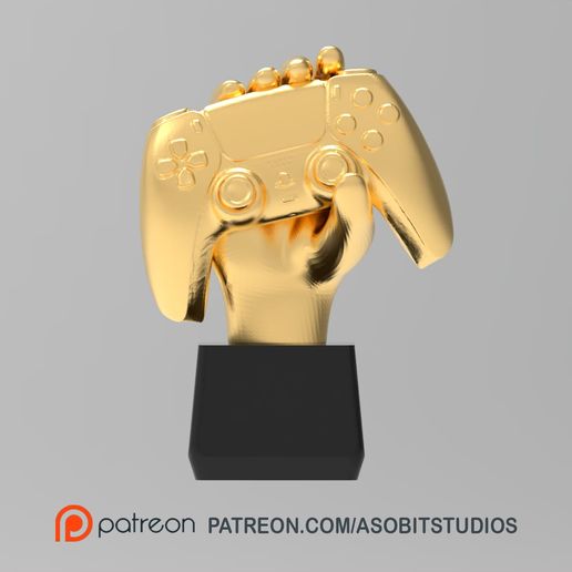 STL file GAMER JOYSTICK PS5 TROPHY 🕹️ ・Template to download and 3D ...