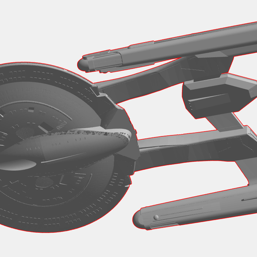 ⭐ Galaxia class - Galaxy and Akira class kitbash - star trek・ STL File ...