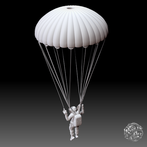 🪖 Military Paratrooper #2・ STL File for 3D printing and CNC machining ...