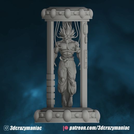 💬 Goku + Healing Machine・ 3D File for ・Cults