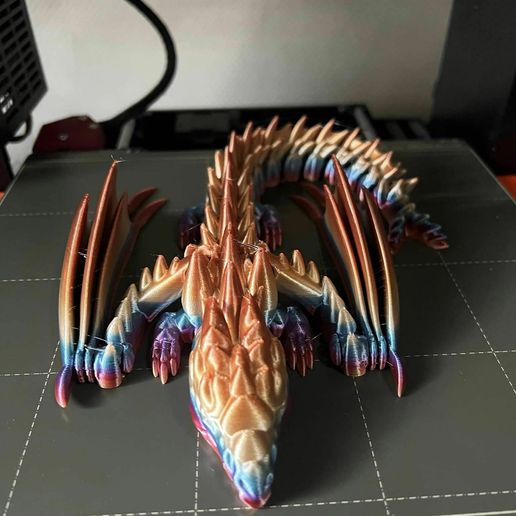 🐉 Silver Dragon・ STL File for 3D printing・Cults