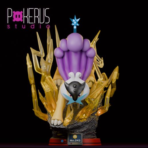 🐉 Raikou Statue - Pkrs Studio・ 3D File for 3D printing・Cults