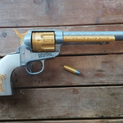 3D printing Cattleman Revolver - Colt Model 1873 Single Action Army ...