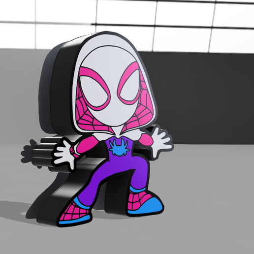 👻 Fantasma - Caja de luz Spidey y sus amigos, Spiderman・Archivo 3MF ...