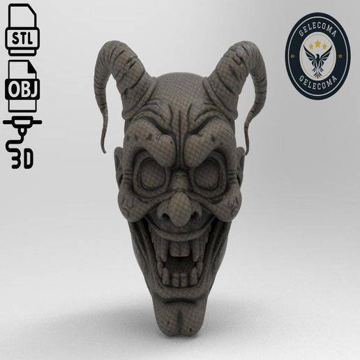 🦹 Villain Mask 3D Print Model・ 3D File for 3D printing・Cults