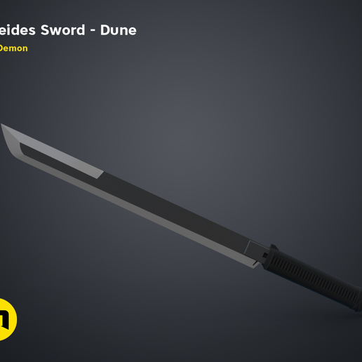 🗡️ Atreides Sword 4 - Dune・ 3D File for ・Cults