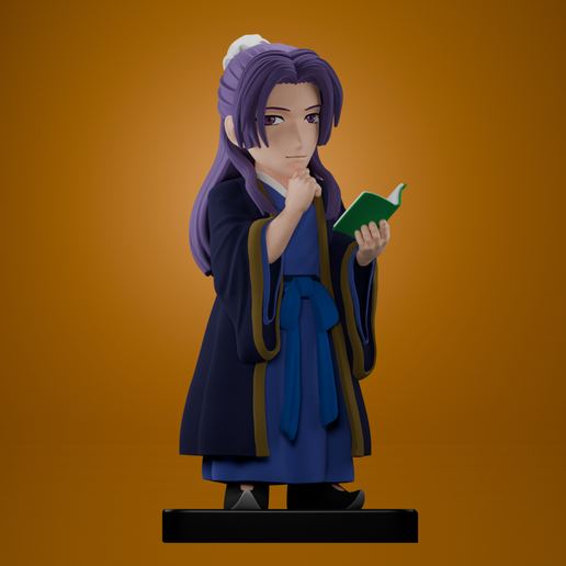 💬 Jinshi mini figure wcf・ STL File for 3D printing・Cults