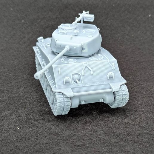 🇺🇸 Sherman M4A3E8 “Easy Eight” (US, WW2)・ 3D File for 3D printing・Cults