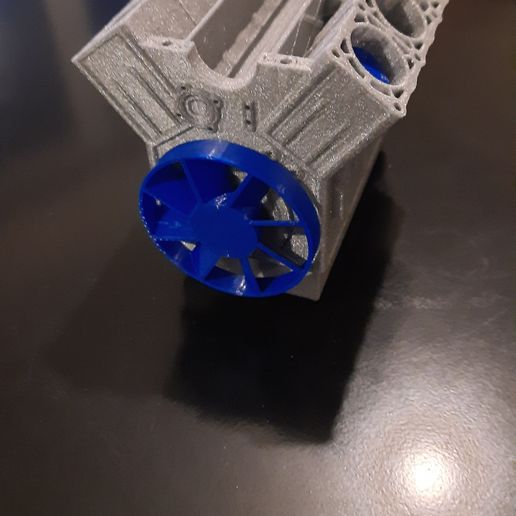 🐎 V8 engine with moving pistons・ STL File for ・Cults