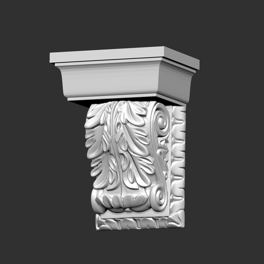 Archivo 3D Corbel Decorative architecture classical decoration 🏛️ ...