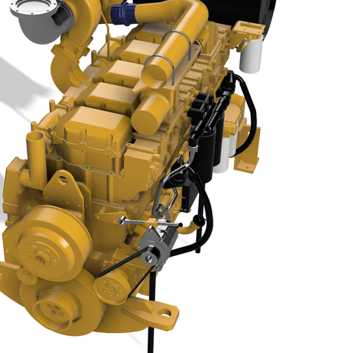 🚁 SAA6D170E-3 KOMATSU DIESEL ENGINE・ STL File for 3D printing・Cults