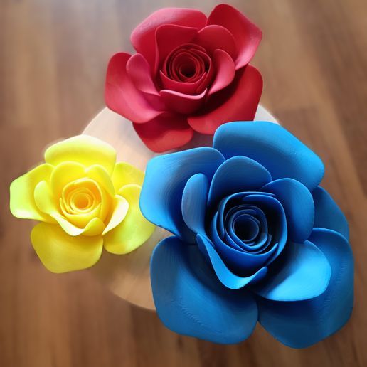 🌹 Open Rose・ STL File for 3D printing・Cults