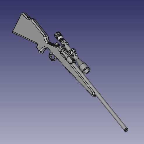 STL file M40 SNIPER RIFLE PROP GUN DIORAMA PROTOTYPE CONCEPT 🔫 ・3D ...