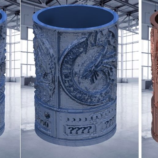 Télécharger fichier STL gratuit Yugioh Dieux égyptiens Tumbler • Modèle à imprimer en 3D ・ Cults