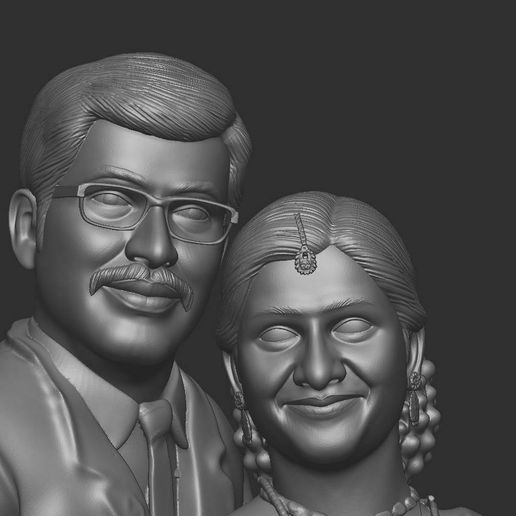 STL file couple miniature 🧑‍🤝‍🧑 ・3D printable model to download・Cults