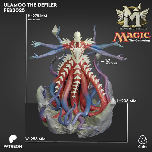 👾 MTG: Ulamog, the Defiler・ 3D File for 3D printing・Cults