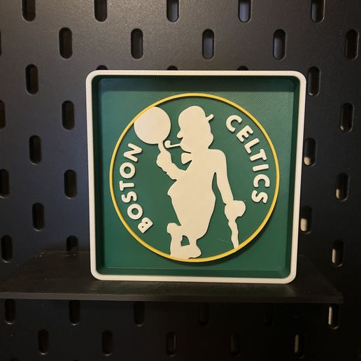 🏀 NBA - Boston Celtics - Multicolor version (AMS Ready)・ STL File for ...