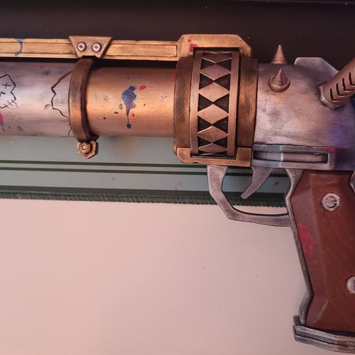 3D printable Jinx Arcane Pistol • made with Bambu X1 Carbon・Cults