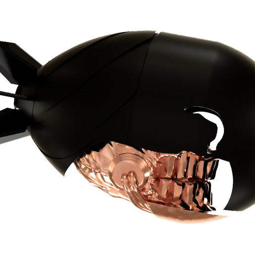 🪚 Chainsaw man - Reze the Bomb Devil Helmet・ STL File for 3D printing・Cults