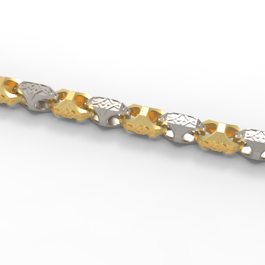 💍 3D model chain / стильной цеп・ 3D File for 3D printing and CNC ...