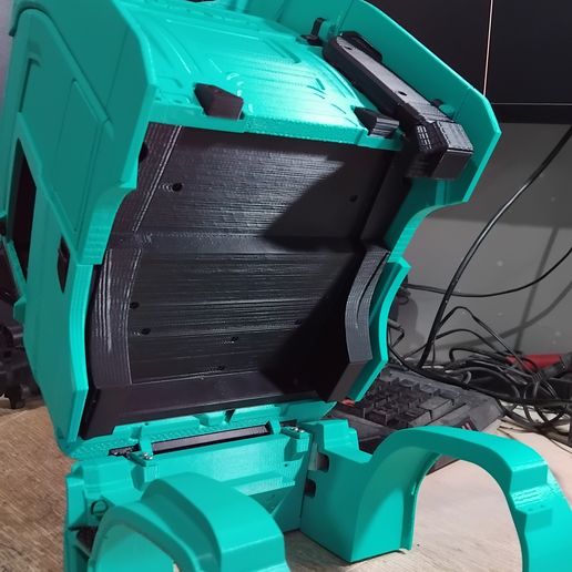 🚚 Scania Serie R Escala 1/14 para Proyecto RC・Impresión 3D con la impresora 3D Impressora FDM・Cults